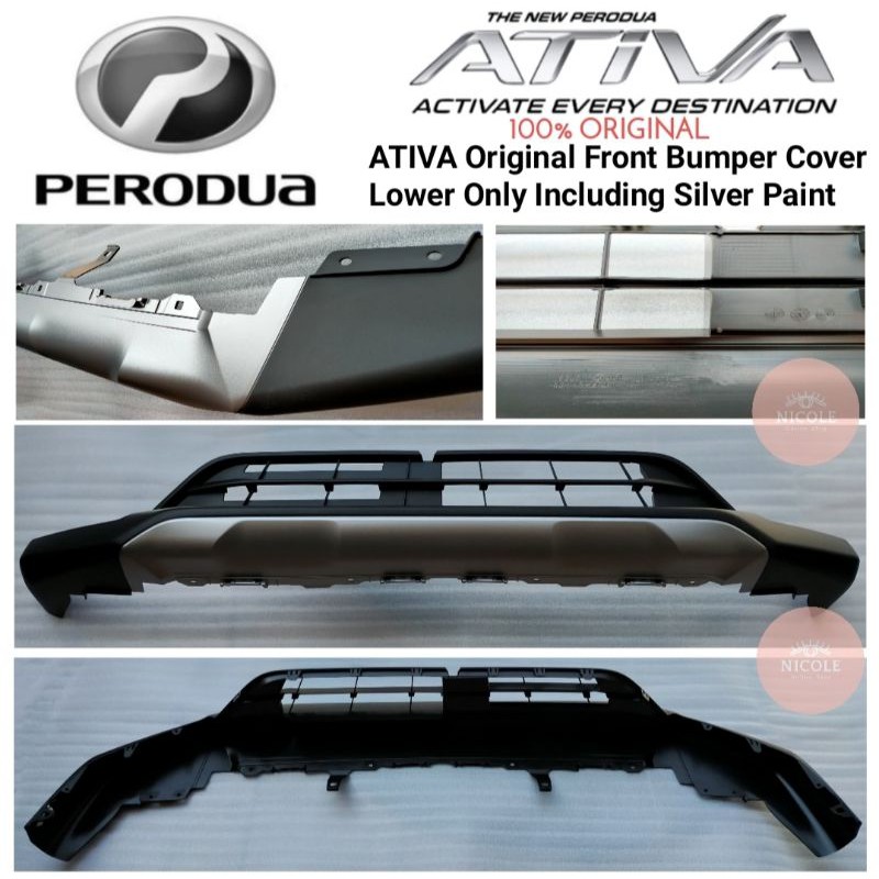 Perodua Ativa Original Front Bumper Cover Lower Only Including Silver ...
