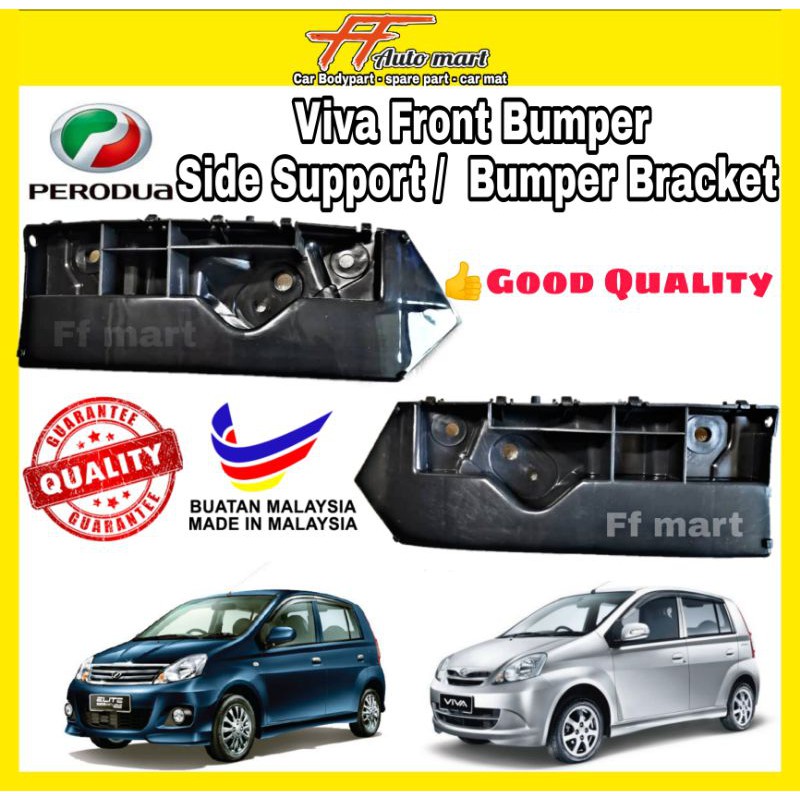 PERODUA VIVA FRONT BUMPER SIDE SUPPORT -Viva Bumper Bracket - Bracket ...