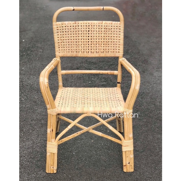 Large size senior chair father chair wide rattan anyaman relax chair ...