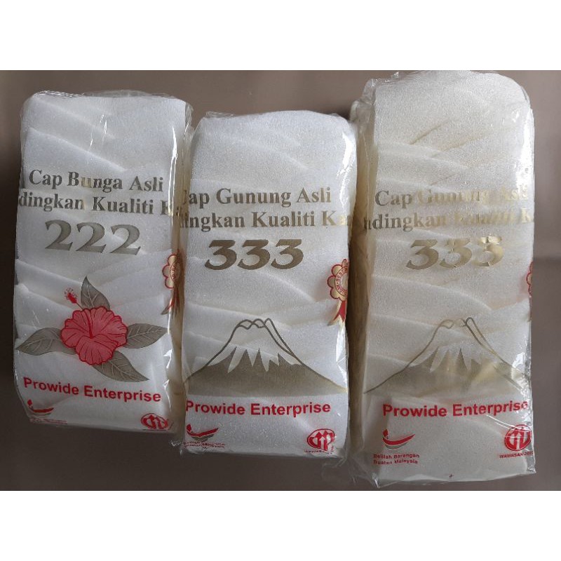 Span Bahu Cap Gunung Asli 333 / Cap Bunga Asli 222 (1/2 inci dan 3/4 ...