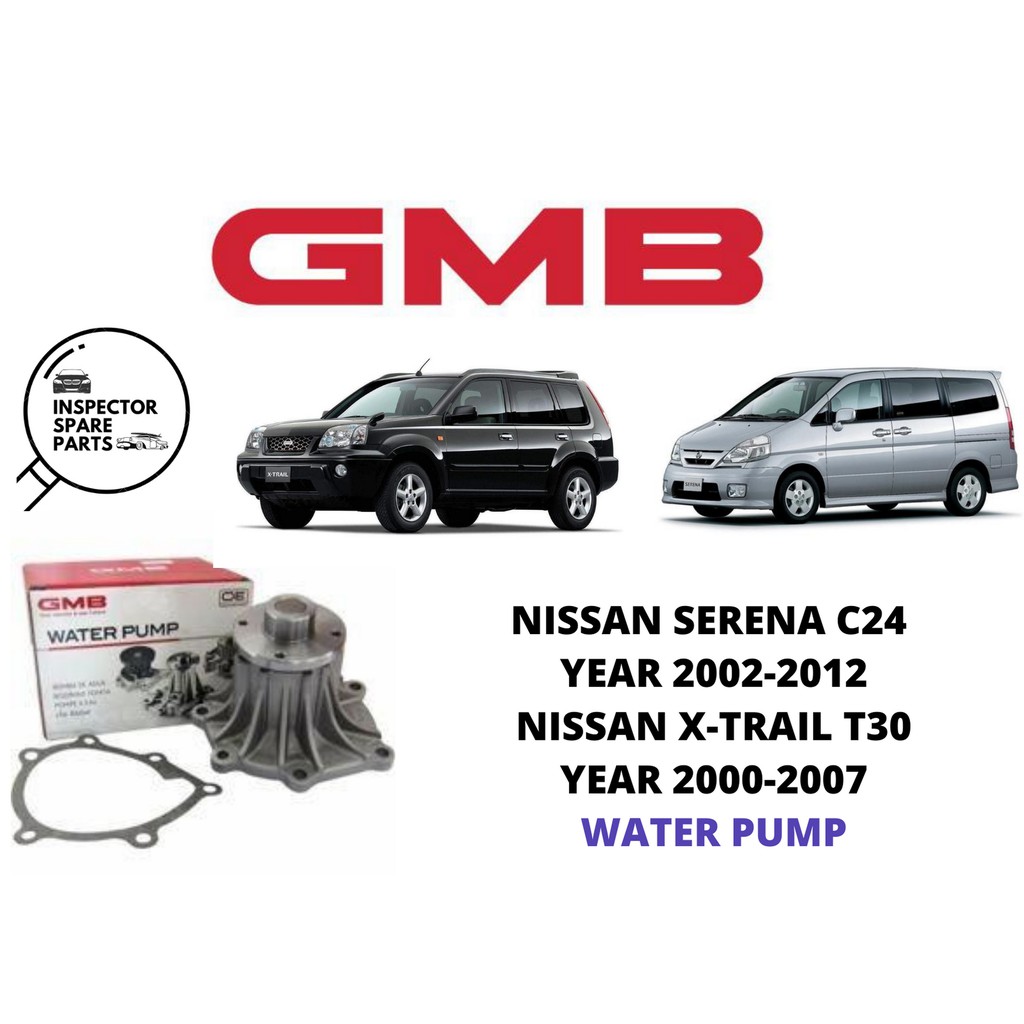 100% GMB NISSAN X-TRAIL T30 YEAR 2000-2007 SERENA C24 (QR20 ENGINE ...