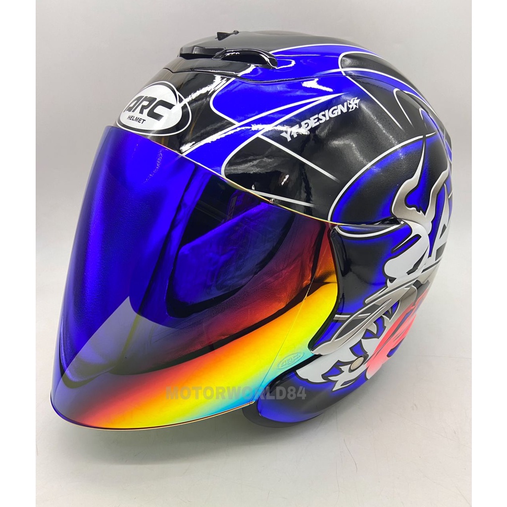 ARC HELMET YFD YF DRAGON OPEN FACE NAGA YF-2 NAGA DRAGON ACCESSORIES ...