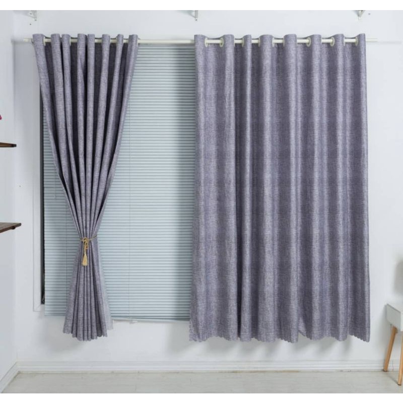 💥PROMOSI HARI RAYA💥 plains curtain langsir curtain murah kelabu grey ...