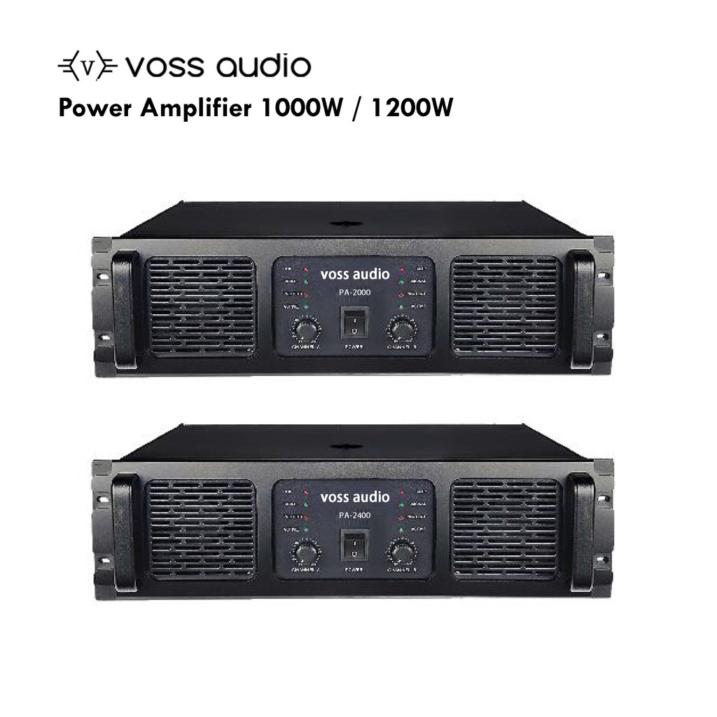 VOSS AUDIO Power Amplifier PA-2000 / PA-2400 | Shopee Malaysia