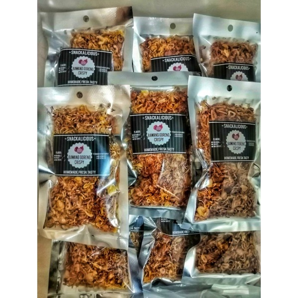 Bawang Goreng Crispy by Snackalicious (paket) | Shopee Malaysia