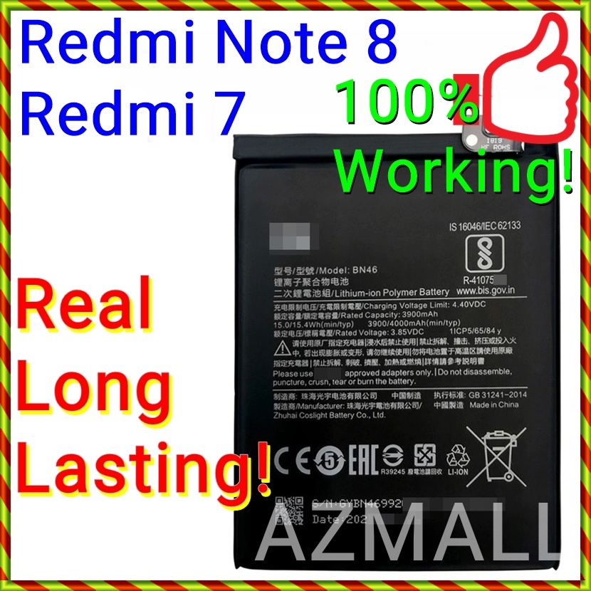 (4000mAh) NEW ORI Long Lasting Stable Battery BN46 for XIAOMl Redmi ...
