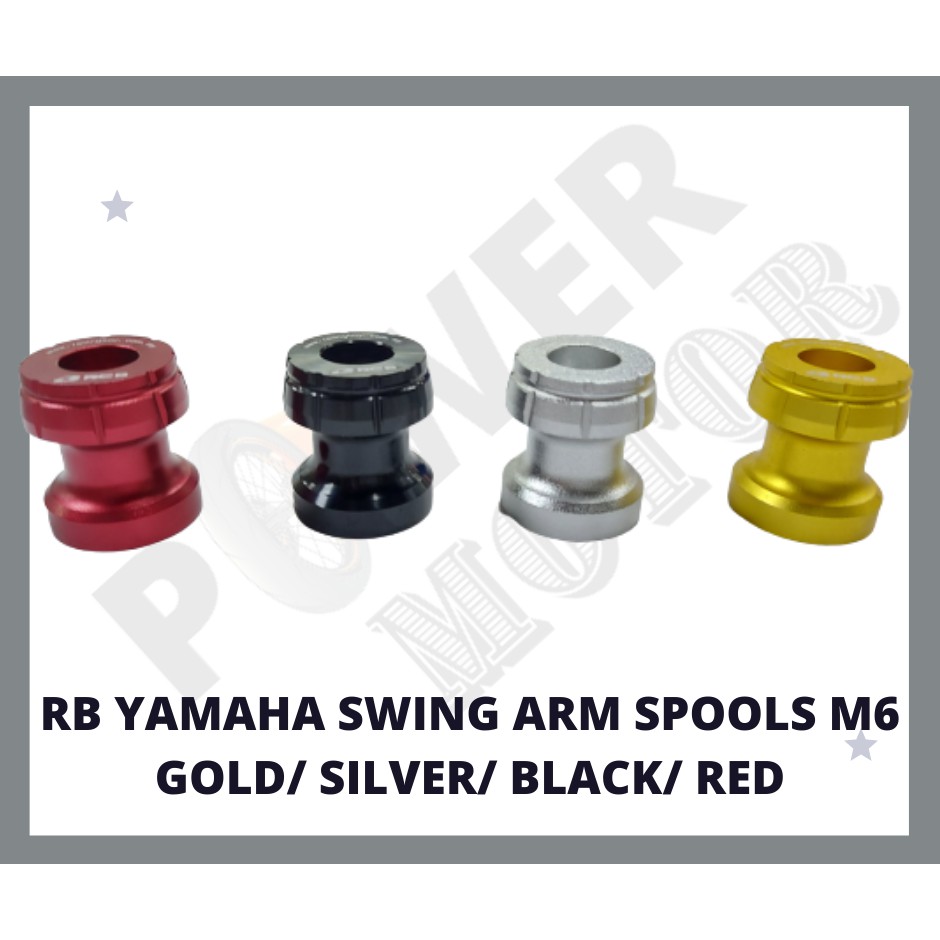 RB YAMAHA SWING ARM SPOOLS M6 (PAIR) | Shopee Malaysia