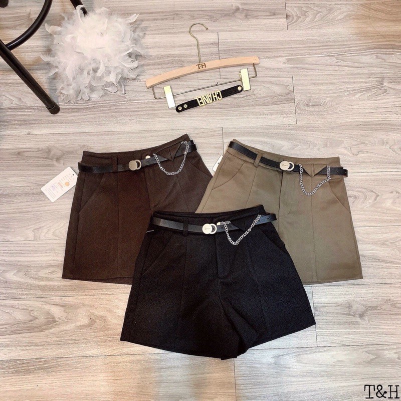 Sleek shorts with belt - 1st class product (with real photos) | Shopee ...