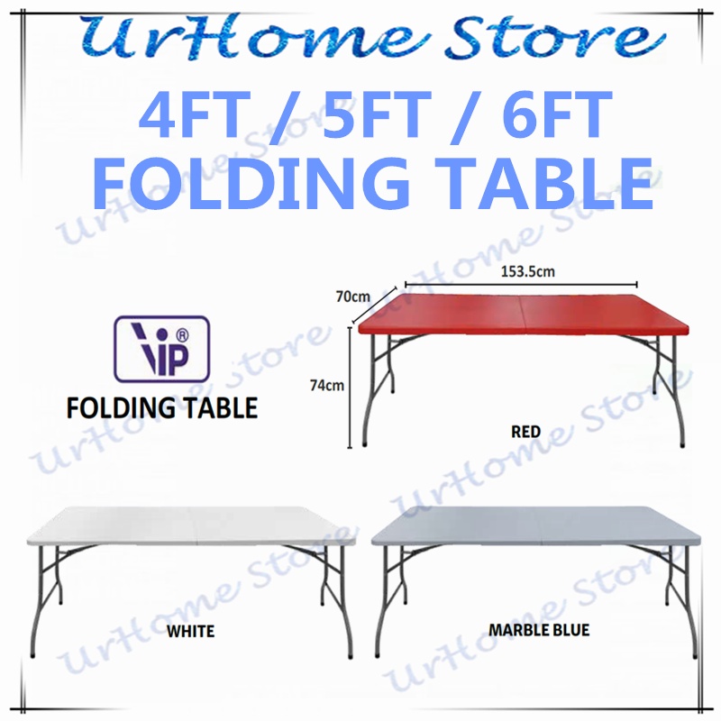 6FT Foldable Banquet Table Event / Catering / Hall / Buffet Folding ...