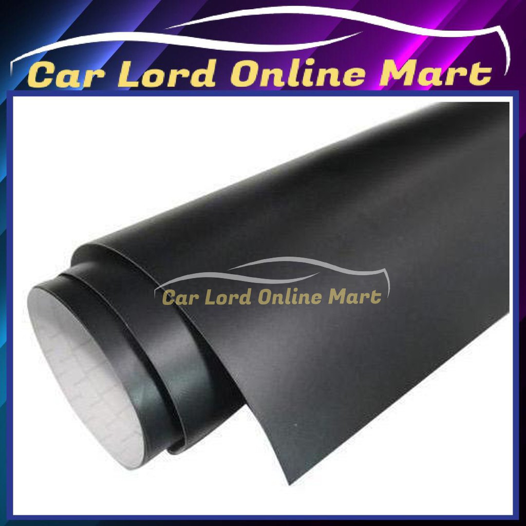 Flat Matte Black Car Sticker Vinyl Film Sheets Wrap Car Body Sticker ...