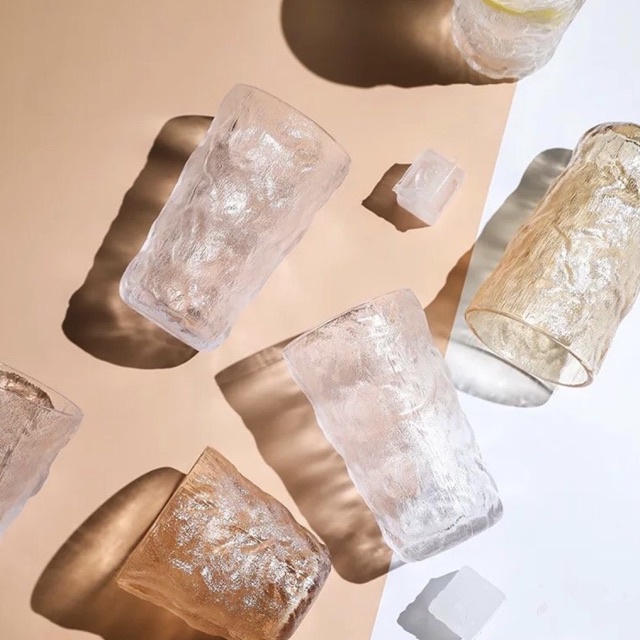 Glacier Pattern Glass Cup 冰川纹玻璃杯 | Shopee Malaysia