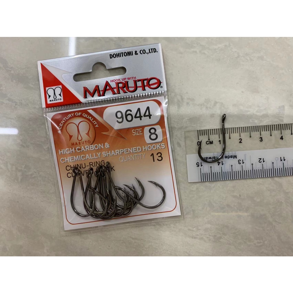 Maruto Chinu Ring Curved Hook 9644 Fishing Hook Made in Japan | Shopee Malaysia