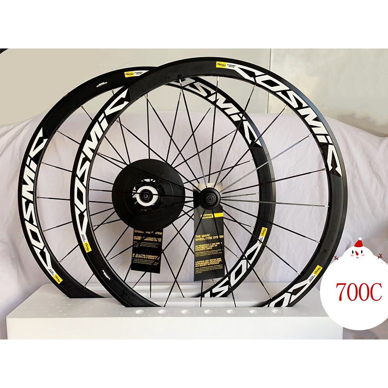 Mavic Cosmic Elite S700C Wheelset Road Bike V Brake Disc Brake Wheelset 20 24 Holes Hub 40MM ...