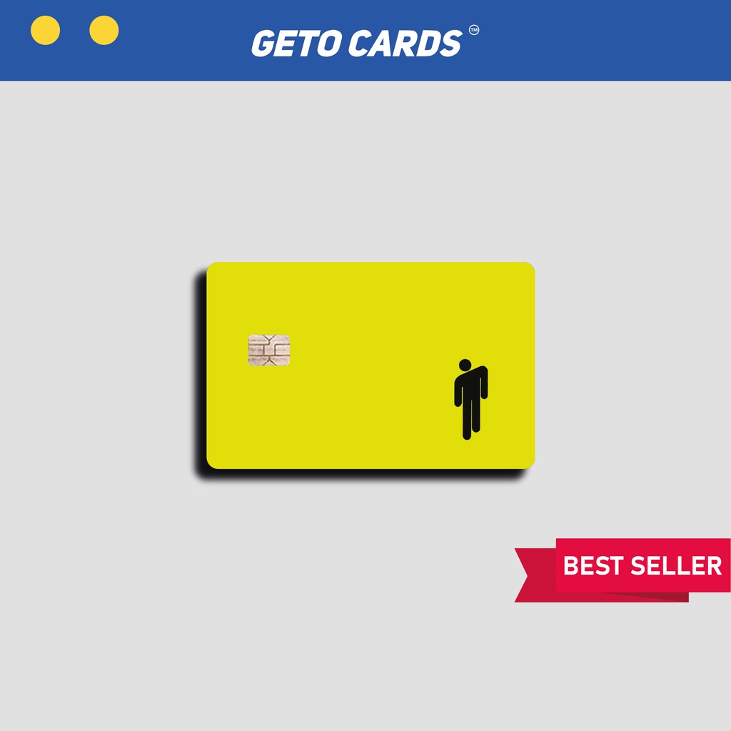 Billie E Logo Atm Card Skin Sticker | Getocard GETO CARDS | Shopee Malaysia
