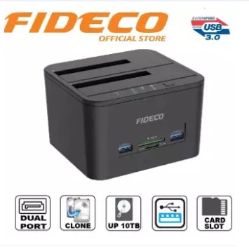 FIDECO USB 3.0 all in 1 hdd docking station driver 2.5 3.5 external hard drive with card reader ...