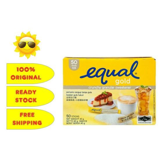 Equal Gold Sweetener 50's | Shopee Malaysia