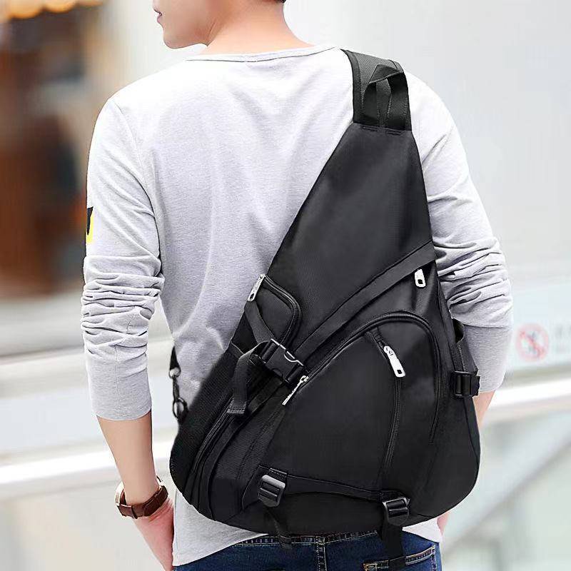 Triangle Bag Water Drop Bag Shoulder Bag Side Shoulder Bag Male Chest ...