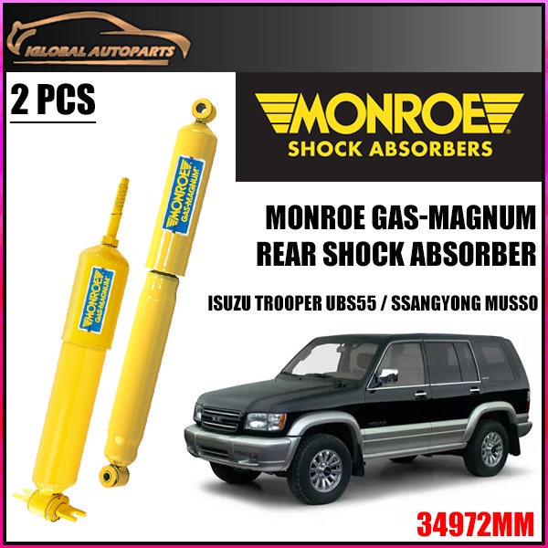 (2 pcs) MONROE GAS-MAGNUM Rear (Gas) Shock Absorber 34972MM for Isuzu ...