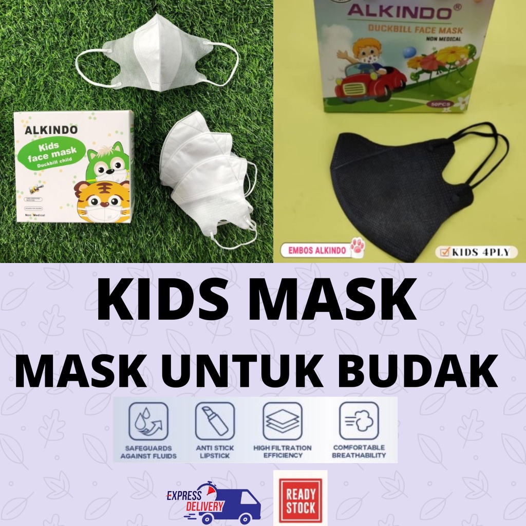 Duckbill 3D Kid Earloop / Headloop 4-12 years old 3ply / 4ply 10pcs ...