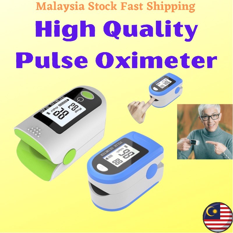 Blood Oxygen Monitor Fast Rapid Reading Finger Pulse Oximeter Monitor ...