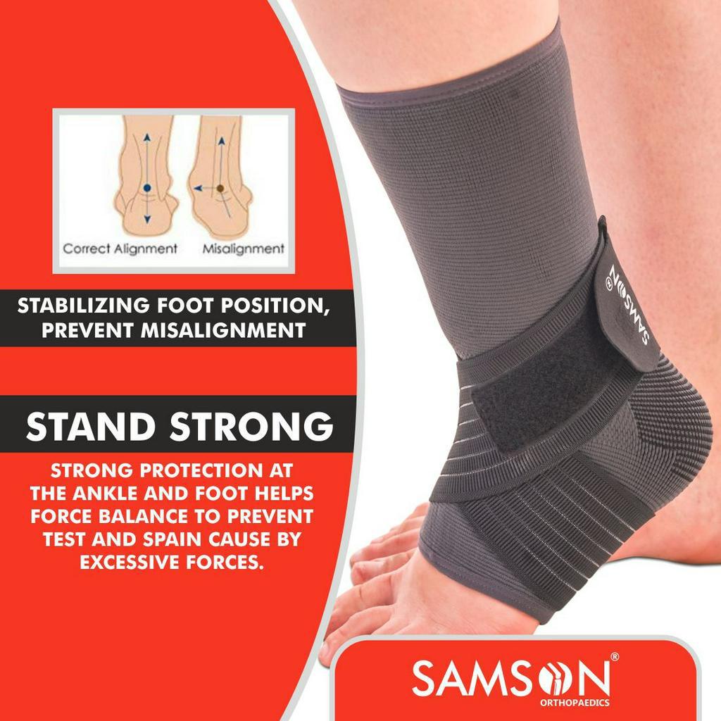 SAMSON ANKLE SUPPORT WITH BINDER (AK-0713) | ANKLE SPRAIN | Shopee Malaysia