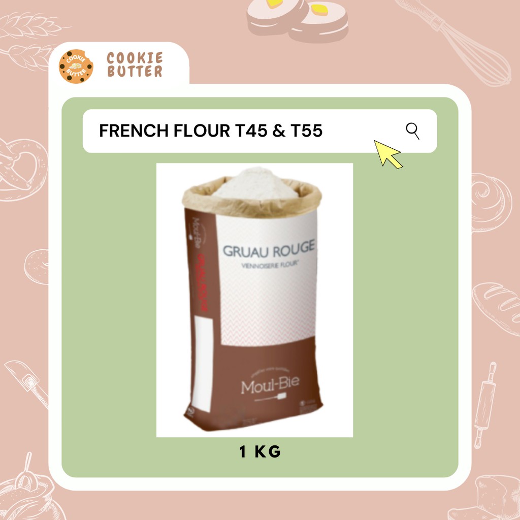 French Flour T45 / T55 - 1KG | Shopee Malaysia