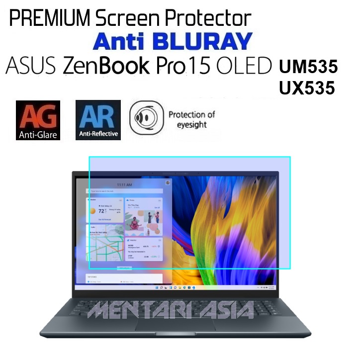 Screen Protector ASUS ZenBook Pro 15 OLED UM535 UX535 - ANTI BLURAY ...