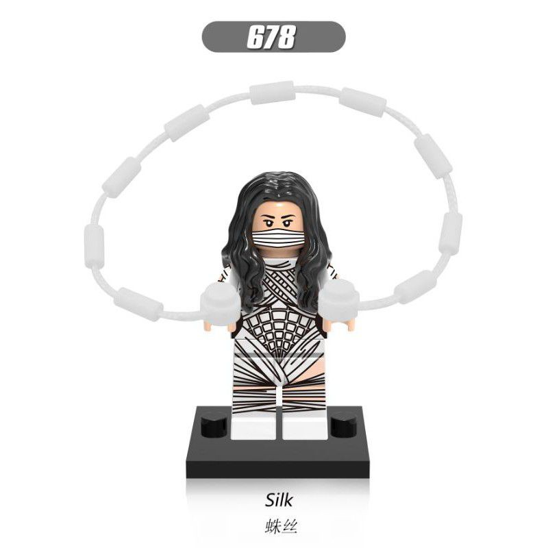 Lego Silk Spiderman XH678 Minifigure Superhero Marvel Avengers Ninjago ...