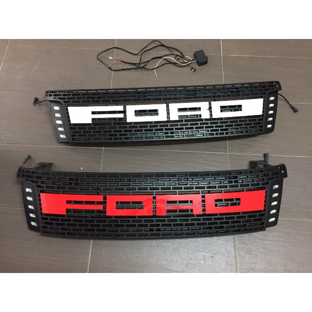 Ford Ranger T6 2011 Front Grill logo with LED | Shopee Malaysia