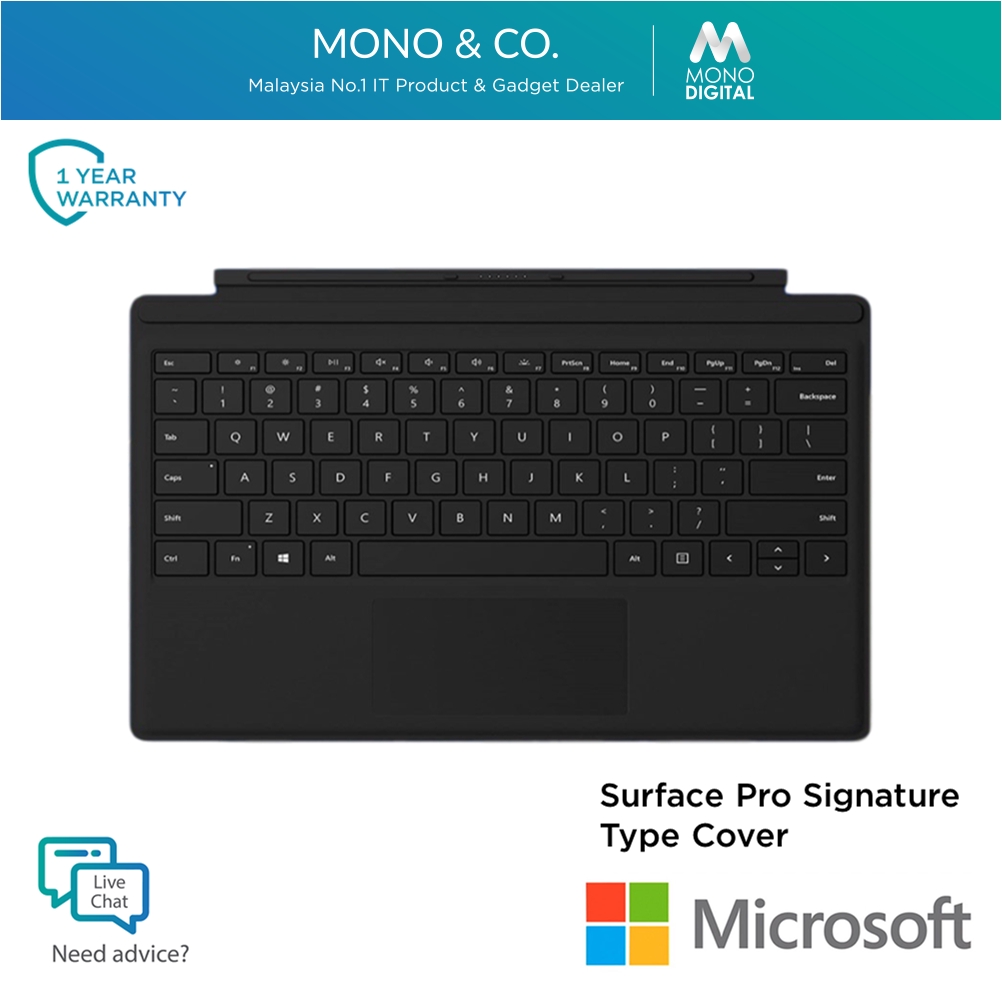 Microsoft Surface Pro Type Cover for Microsoft Surface | Shopee Malaysia