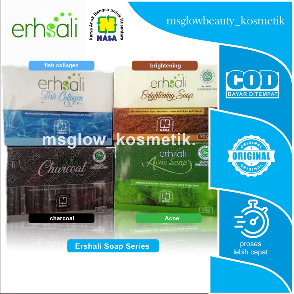 Ershali SOAP Reliable Whitening SOAP/Face Washing SOAP/Nasa Ershali ...