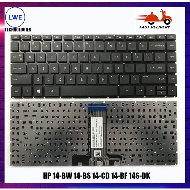 HP 14-BW 14-BS 14-CD 14-BF 14S-DK LAPTOP KEYBOARD | Shopee Malaysia