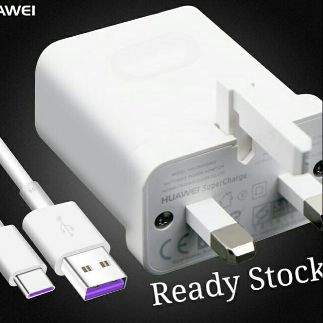 HUAWEI SuperCharge 40W 10V 4A Max UK Plug Adapter Fast Charging P40 Pro P9 P10 Plus P20 Pro Mate ...