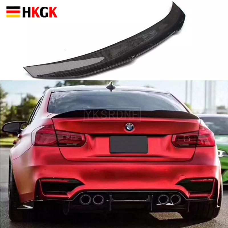 Rear Genuine Carbon Fiber PSM Style Trunk Spoiler Deck Wing for BMW ...