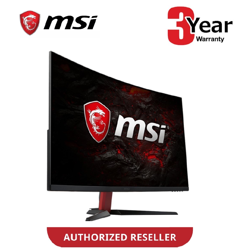 MSI OptiX AG32C 31.5" VA FHD 165Hz Curved FreeSync Gaming Monitor (HDMI ...