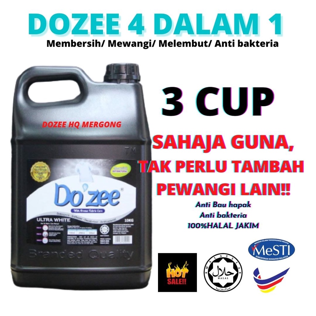 {READY STOCK}SABUN DOZEE 4 DALAM 1,JIMAT,3CUP SEKALIBASUHTERUSJEMUR ...