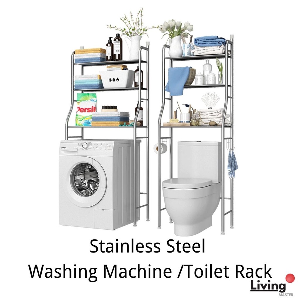 Stainless Steel Washing Machine / Toilet Rack Stainless Steel Over the ...