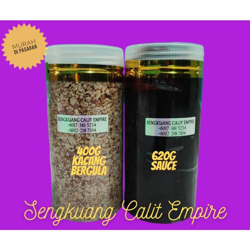 Set sos merah sengkuang calit empire. (sos & kacang) | Shopee Malaysia