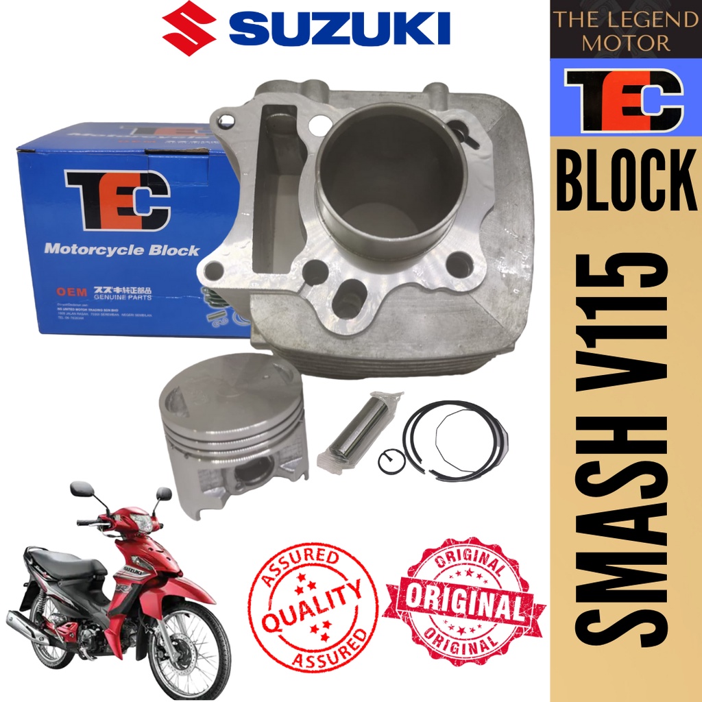 SUZUKI Smash V115 SMASH115 SMASHV115 115 CYLINDER Block Complete Set ...