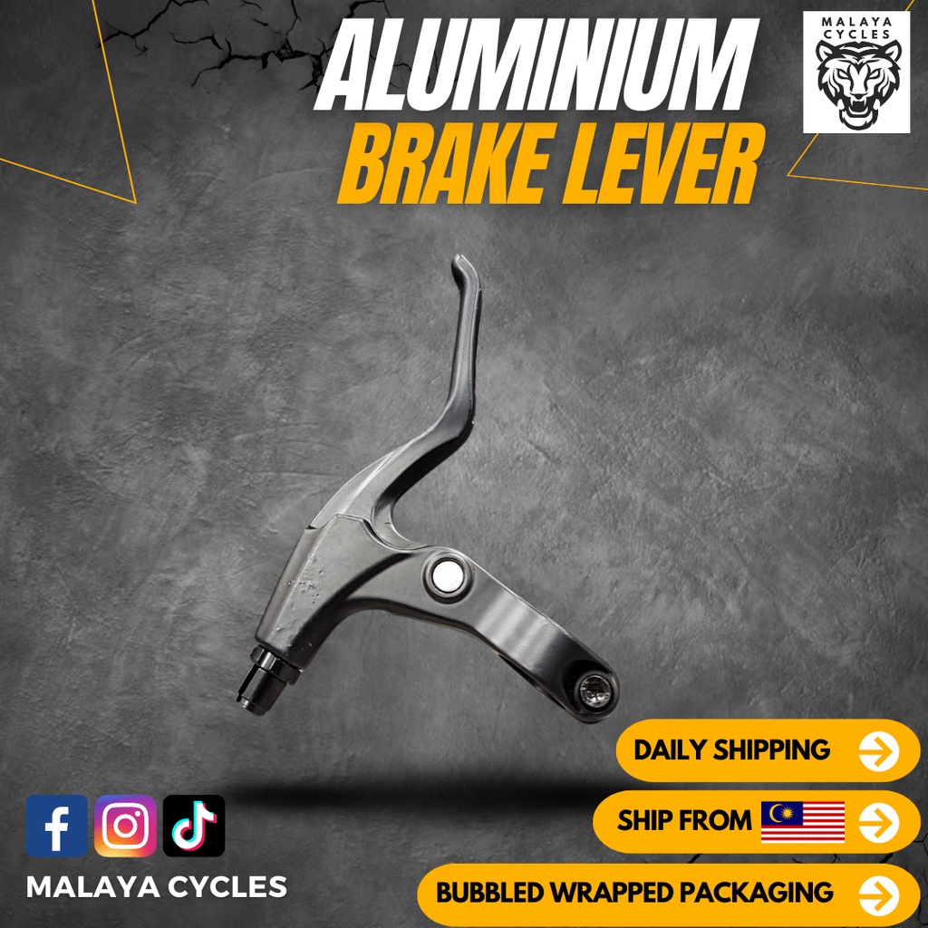 Full Alloy Bicycle Brake Lever Lajak BMX MTB Basikal | Shopee Malaysia