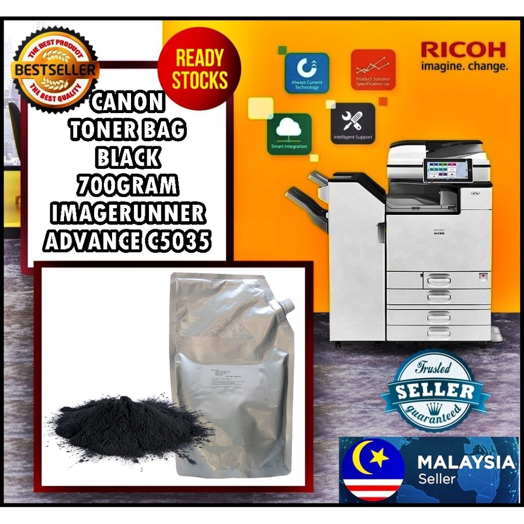 CANON TONER POWDER IMAGE RUNNER ADVANCE IRC5035 5045 TONER BAG BLACK ...
