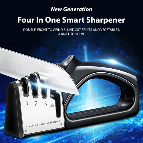New Kitchen Multi-Function 4 In 1 Quick Smart Sharpener Household ...