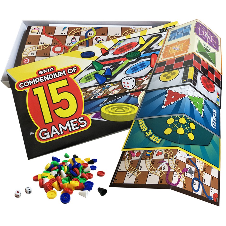 [15 Games In 1 Set] SPM Compendium Of 15 Multiplayer Board Games ...