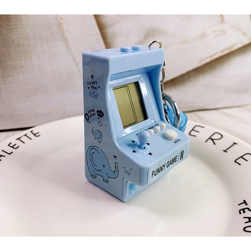 Keychain Retro Tetris Game With Music Real Playable Tetris Fun Game ...