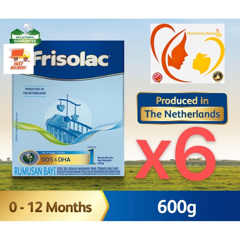 Frisolac Step 1 (600g x 6) (1.2kgx3) | Shopee Malaysia