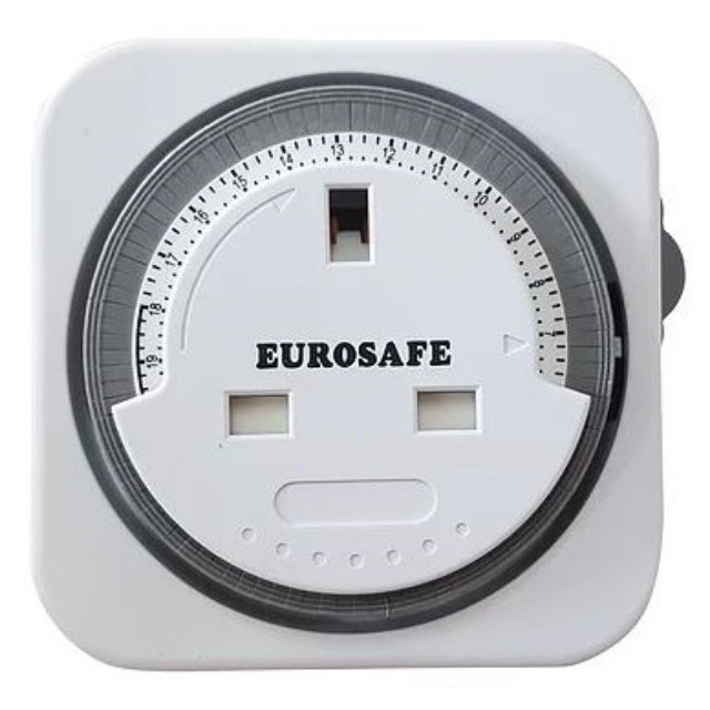 klesd/ ready stock/ Timer switch socket 24 Hours Analog Programme ...