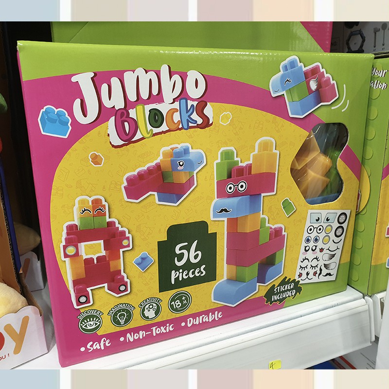 [READY STOCK] Baby Friendly Jumbo Blocks - Blok Jumbo (Permainan Kanak ...