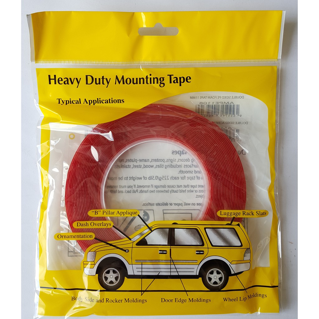 Heavy Duty Double Side Tape Car Tape Stick Car Plate Remote Control ...
