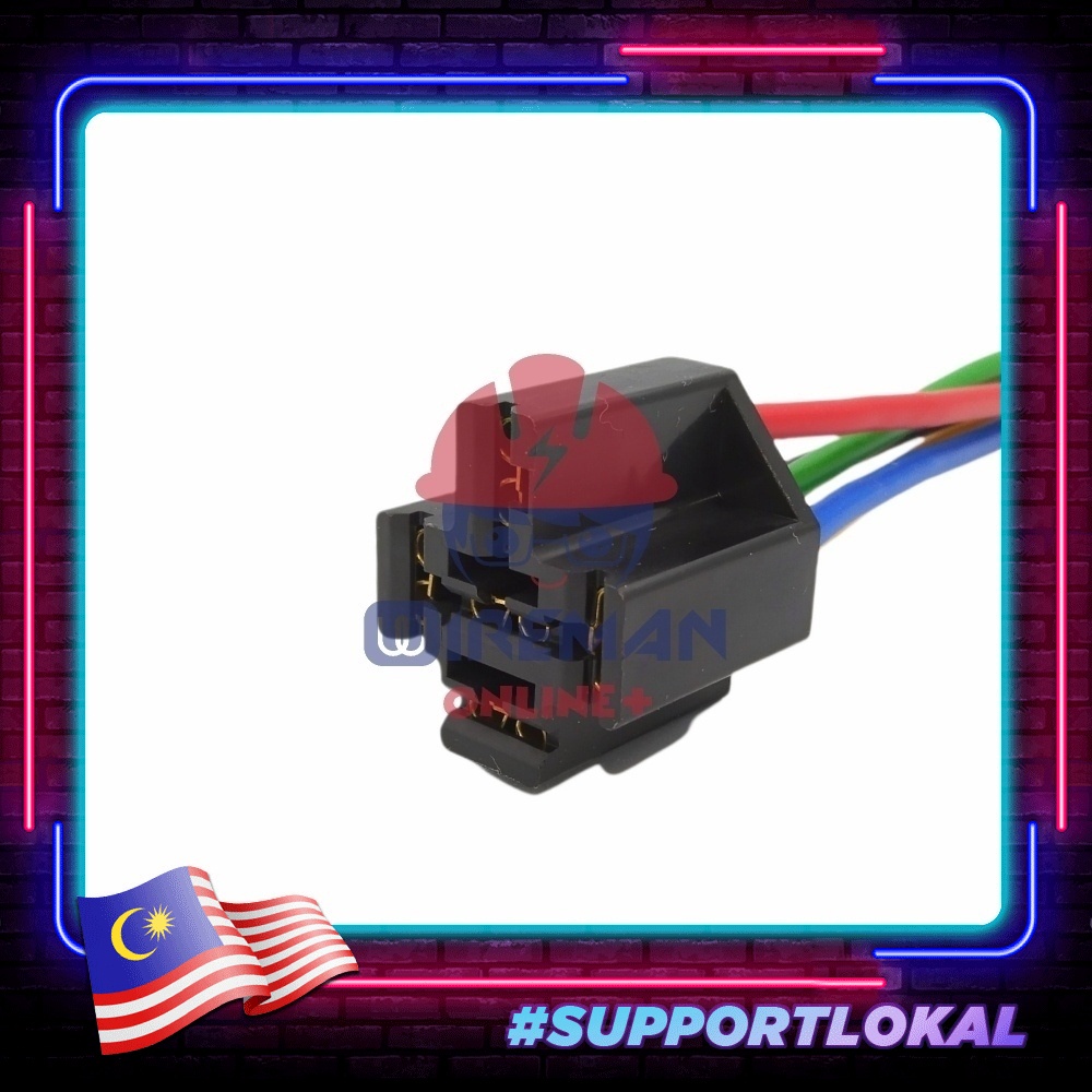 Universal Car Relay 5 Pin Relay Socket Relay 5Pin 12V HX3770 | Shopee ...