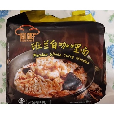 Red Chef-Pandan White Curry Noodles 4X115g/Red Chef-Mee Kari Putih ...